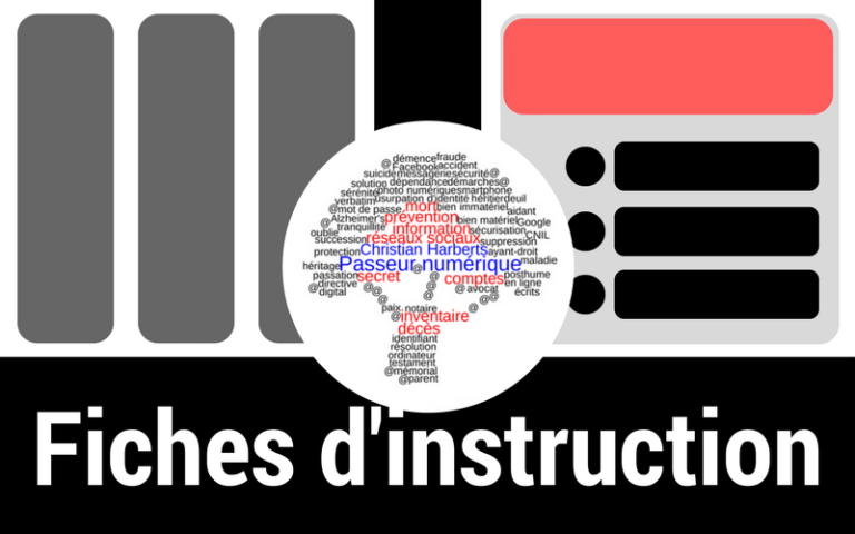 Fiches d'instruction pour gérer vos comptes et contenus numériques et ...